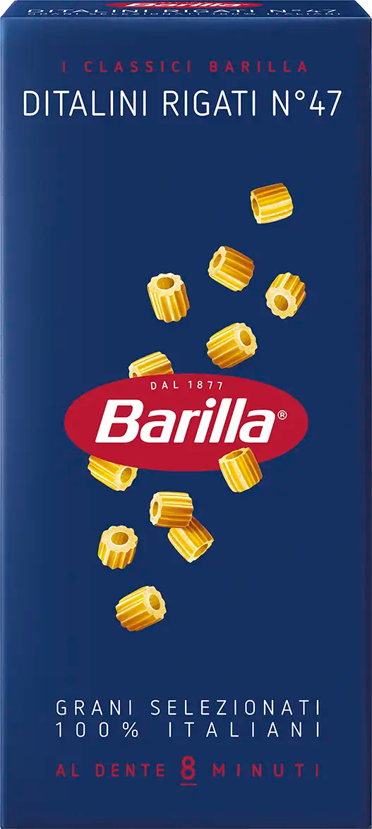 Barilla Ditalini Rigati no. 47 500g - Little Italy Ltd