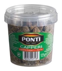 Ponti Capers Salted 125G - Little Italy Ltd